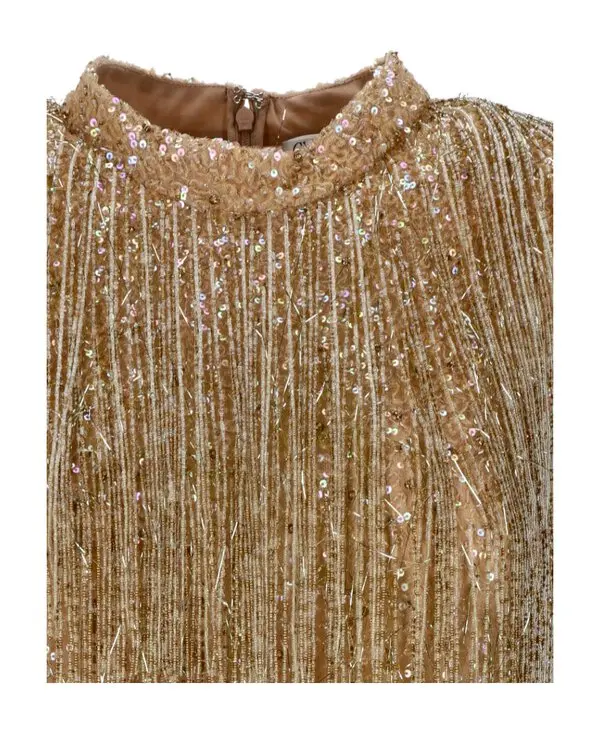 Dior Embellished Mini Dress With Tassels