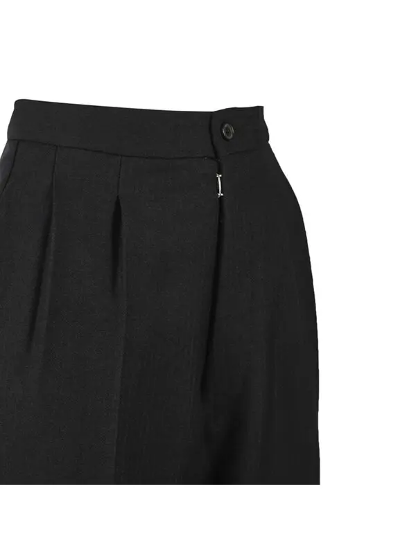 MAISON MARGIELA High-waist Herringbone Wool Trousers