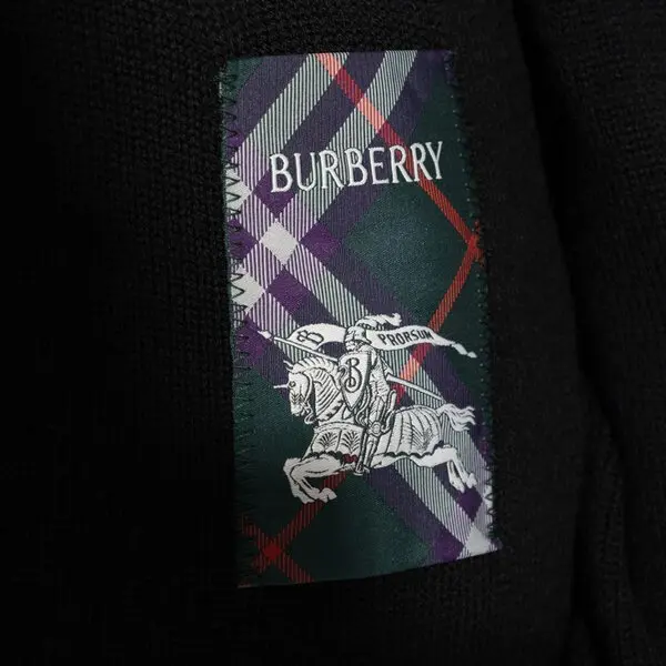 Burberry Logo Patch Knitted Jumper
