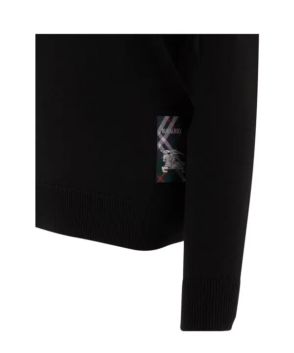Burberry Logo Patch Knitted Jumper