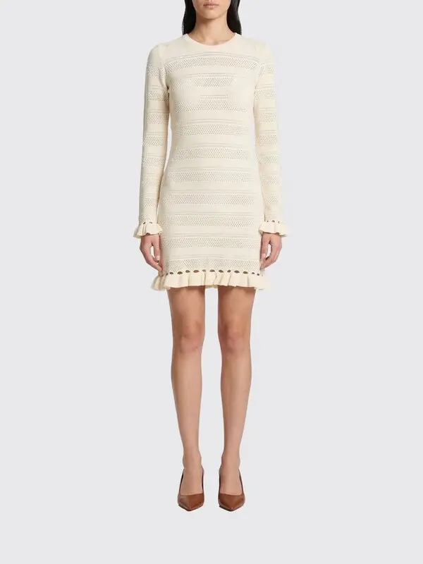 TWINSET Ruffled Short Knitted Dress - No