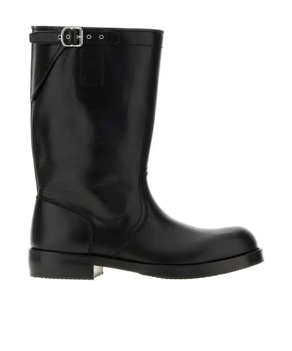 Dries Van Noten Round Toe Buckled Boots