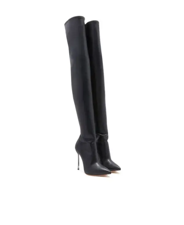 Casadei Blade 100mm Thigh-high Boots