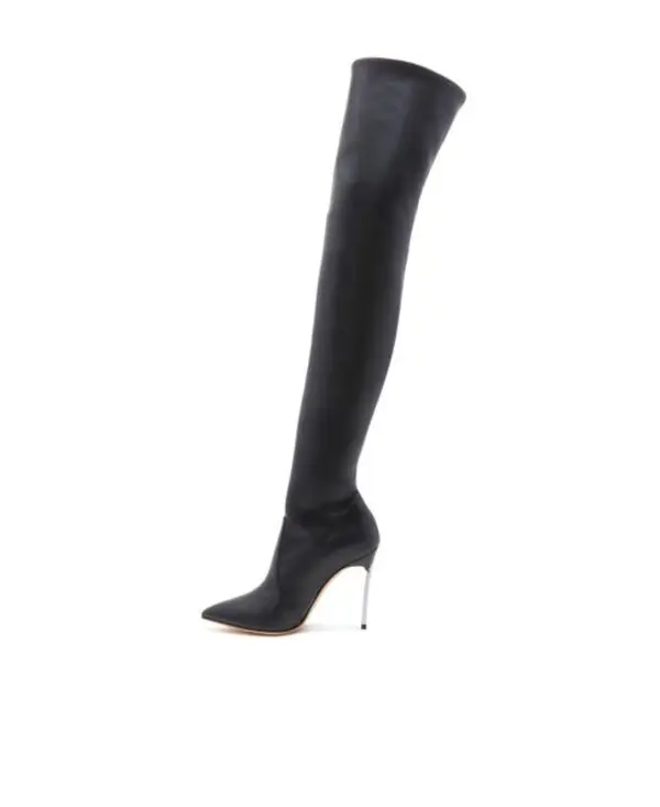 Casadei Blade 100mm Thigh-high Boots