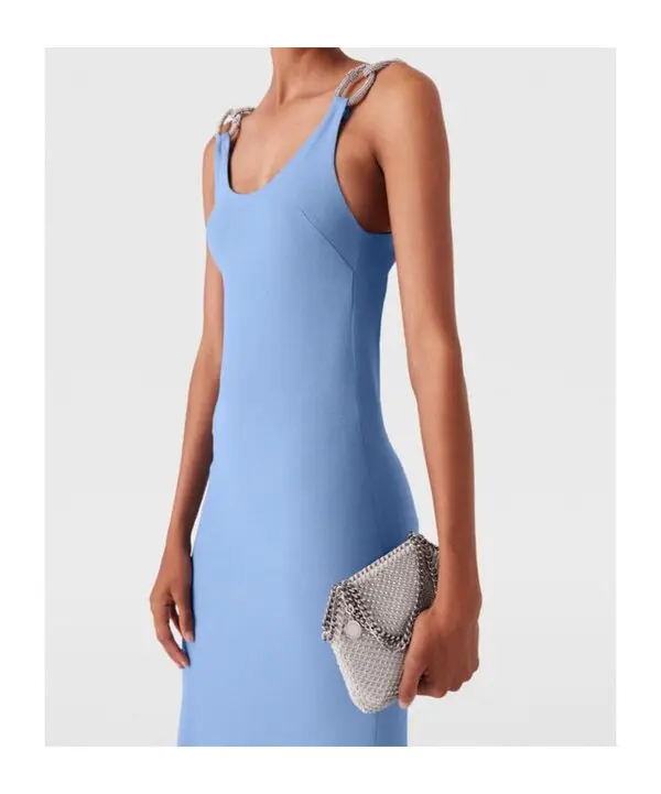 Stella McCartney Crystal Chain Strap Dress