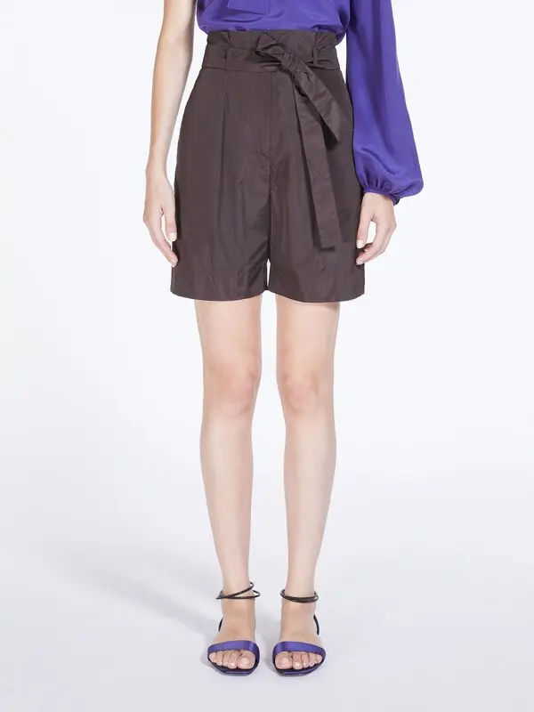 Max Mara High-waisted Self-lacing Shorts