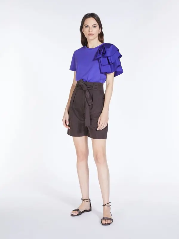 Max Mara High-waisted Self-lacing Shorts