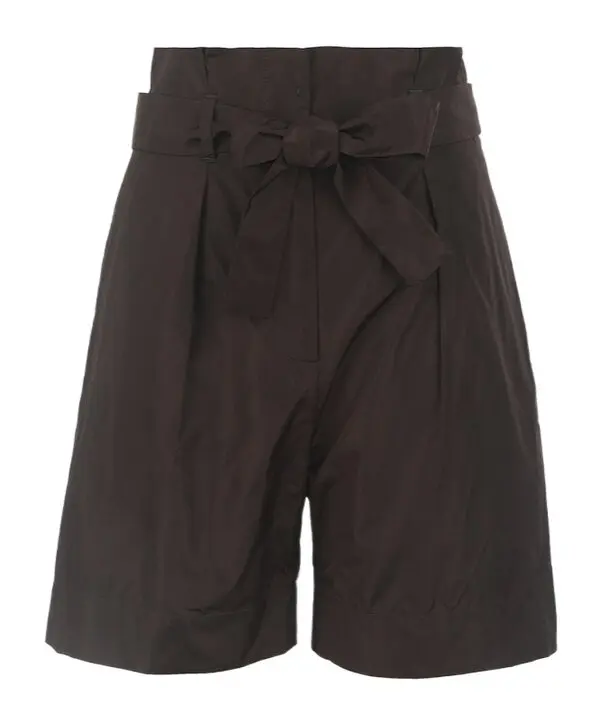 Max Mara High-waisted Self-lacing Shorts
