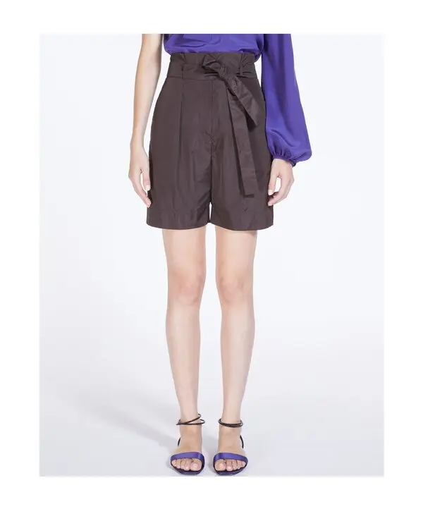 Max Mara High-waisted Self-lacing Shorts