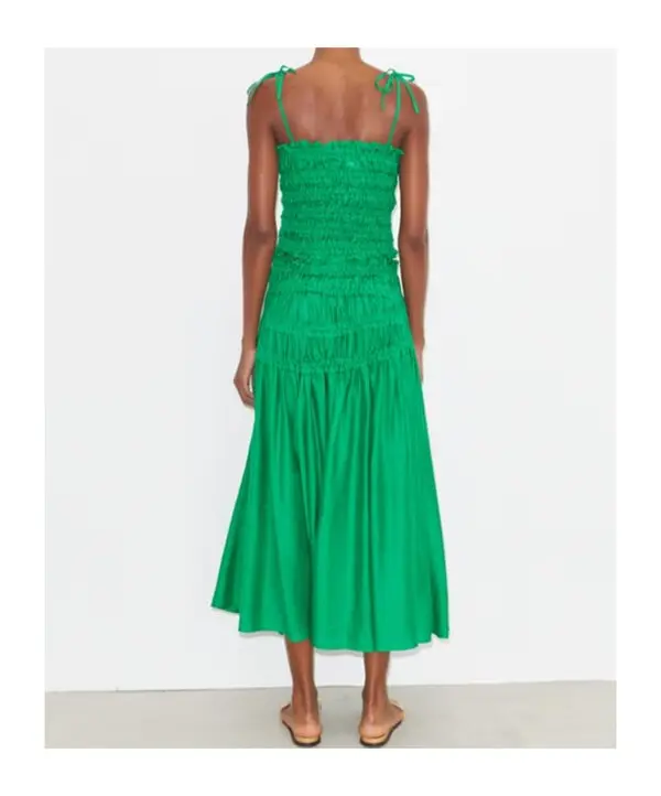 Tory Burch Ruched Midi Skirt