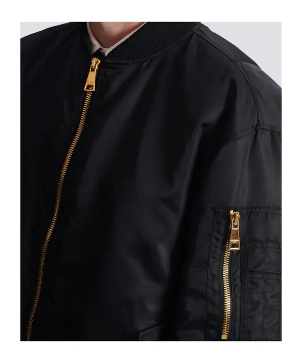Balmain Printed Bomber Jacket