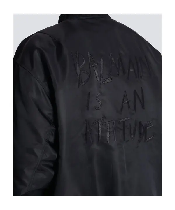 Balmain Printed Bomber Jacket