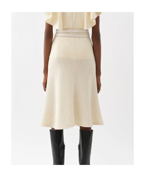 Chloé Ribbed Knit Trumpet Skirt