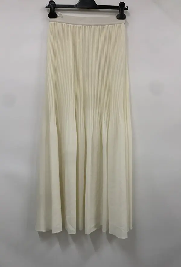 TWINSET Pleated Maxi Skirt With Logo Waistband