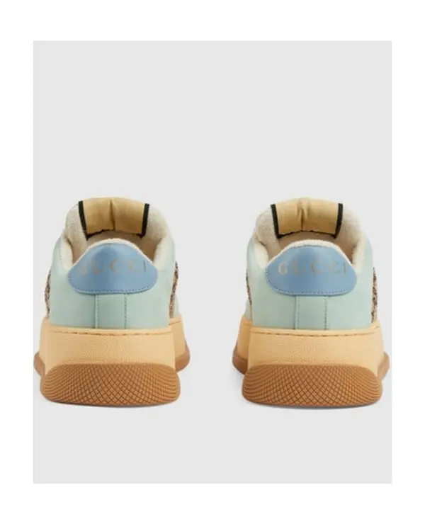 Gucci Screener Gg Canvas Sneakers - Nude