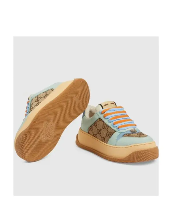Gucci Screener Gg Canvas Sneakers - Nude
