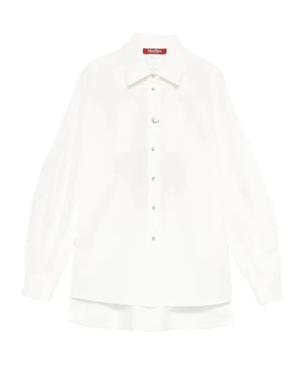 Max Mara Long-sleeved Button-up Shirt