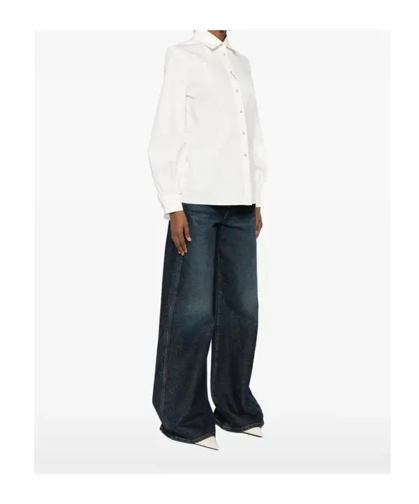 Max Mara Long-sleeved Button-up Shirt