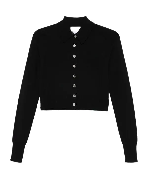 Sportmax Perseo Button-up Knitted Cardigan - Black