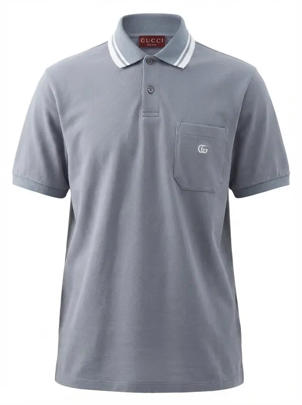 Gucci Logo Embroidered Short-sleeved Polo Shirt