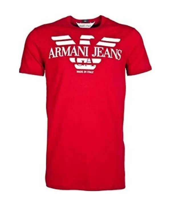 Emporio Armani Logo Details T-shirt - Red