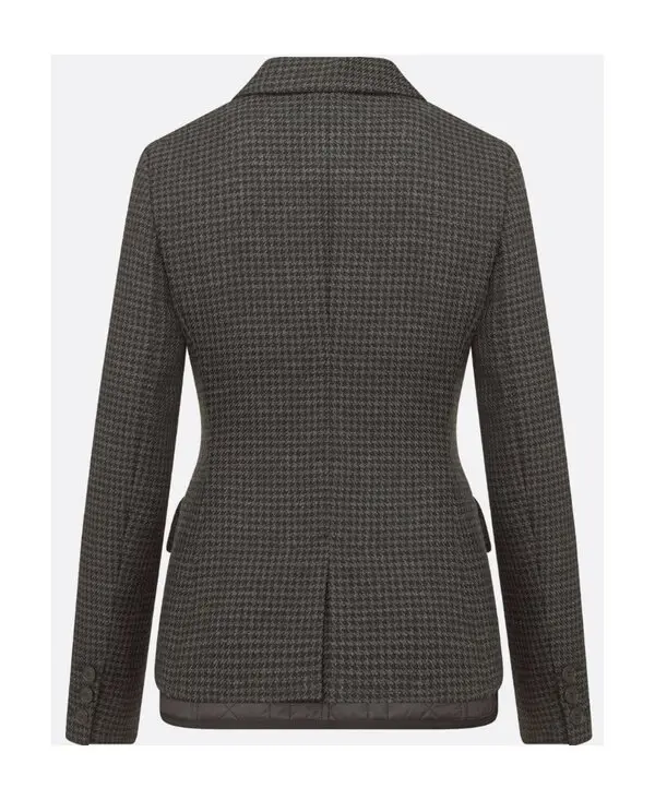 Dior 2-in-1 Plaid Wool Jacket