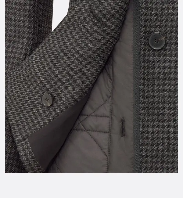 Dior 2-in-1 Plaid Wool Jacket