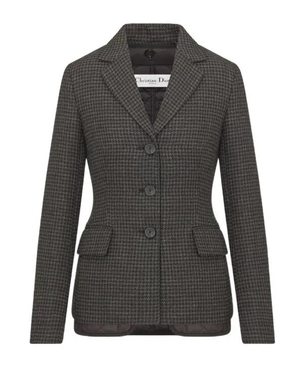 Dior 2-in-1 Plaid Wool Jacket