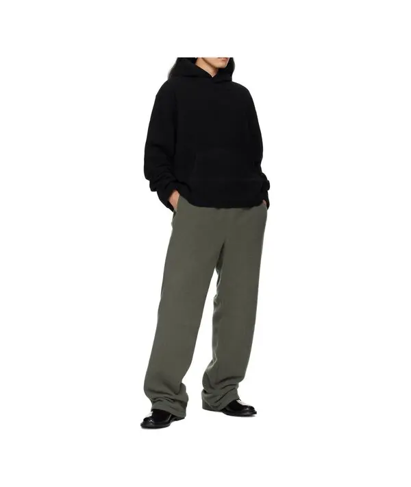 RIER Wool Hooded Sweatshirt - Black