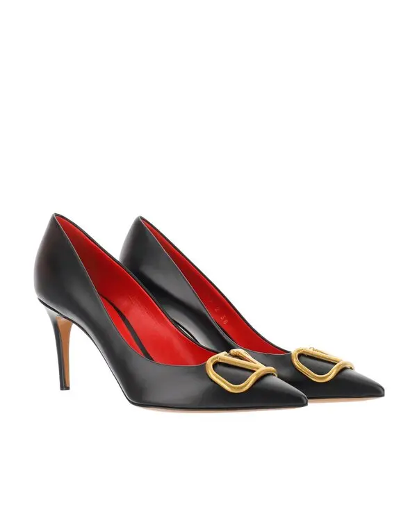 Valentino Garavani Vlogo Signature Pointed Toe Pumps
