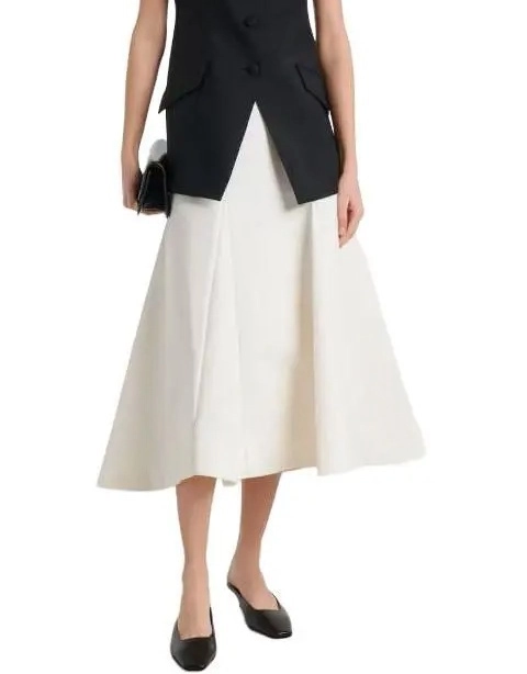 RÓHE A-line Midi Skirt