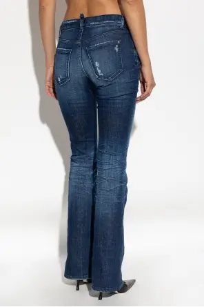 Dsquared2 Distressed Flare Jeans