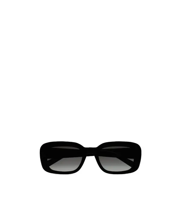 Saint Laurent Rectangular Frame Sunglasses - Black