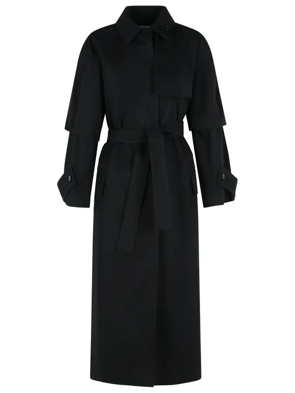 Max Mara Agamia Belted Long-sleeved Coat