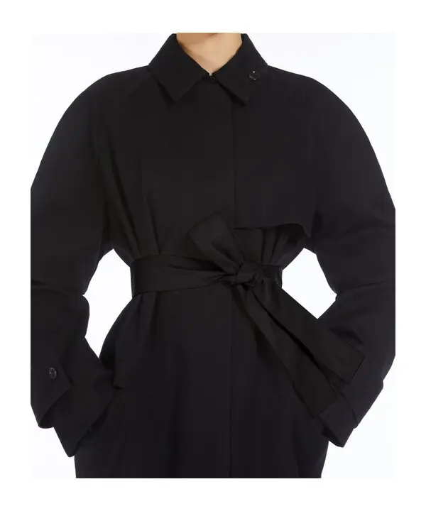 Max Mara Agamia Belted Long-sleeved Coat