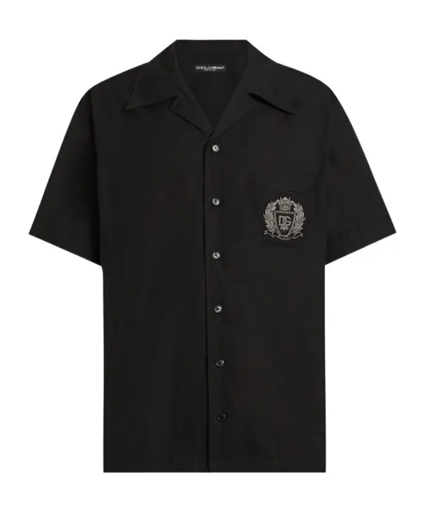 Dolce & Gabbana Dolce Gabbana Logo Patch Short-sleeved Shirt