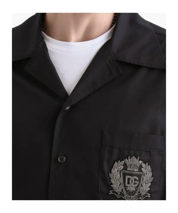 Dolce & Gabbana Dolce Gabbana Logo Patch Short-sleeved Shirt