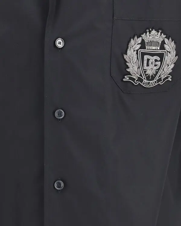 Dolce & Gabbana Dolce Gabbana Logo Patch Short-sleeved Shirt