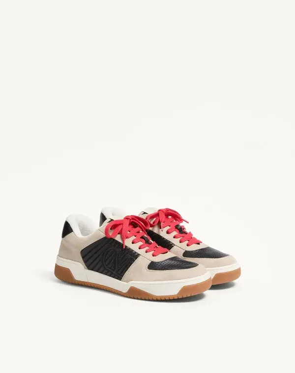 Valentino Garavani Vlogo Signature Lace-up Sneakers - Black