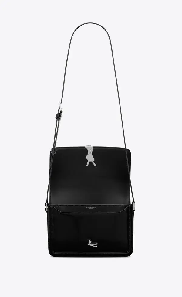 Saint Laurent Solferino Shoulder Bag - Black