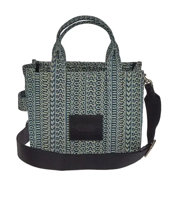 Marc Jacobs Monogram Jacquard Small Tote Bag - Black
