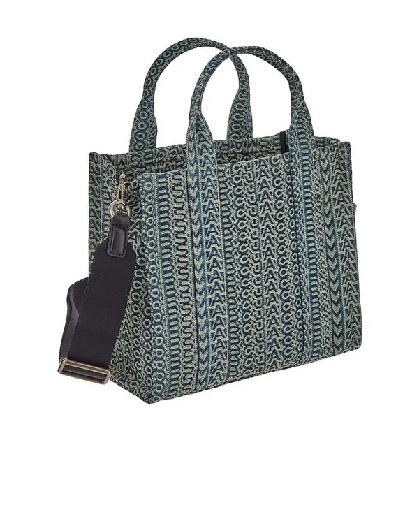 Marc Jacobs Monogram Jacquard Small Tote Bag - Black