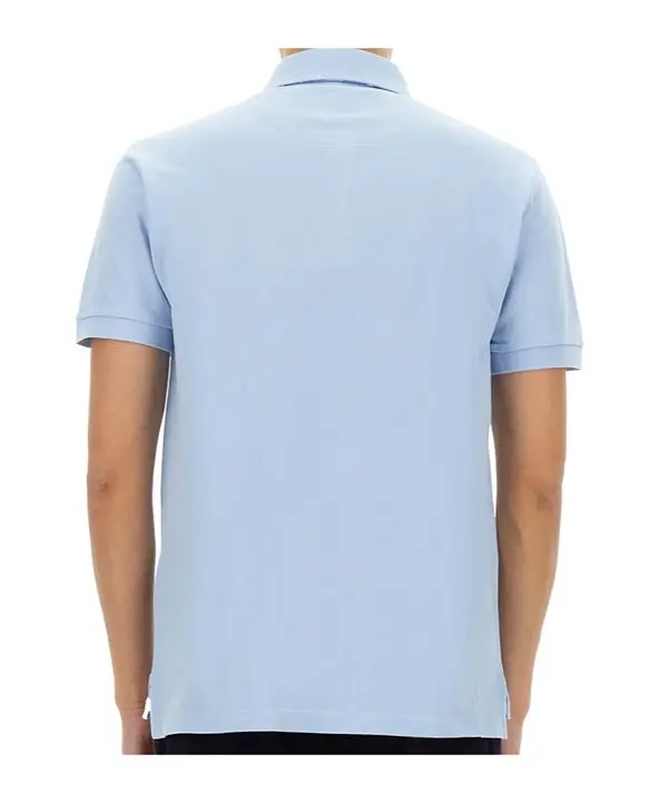 Etro Logo Embroidered Straight Hem Polo Shirt