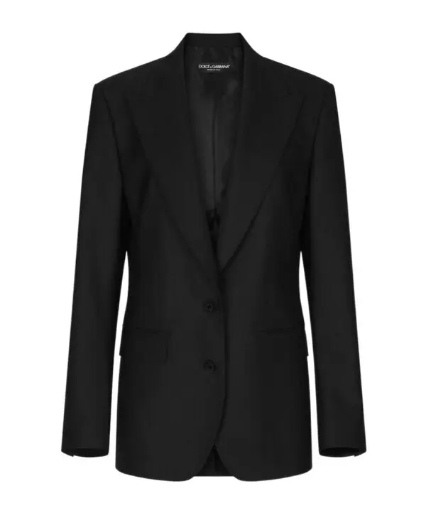 Dolce & Gabbana Single-breasted Blazer With Buckle Lapels