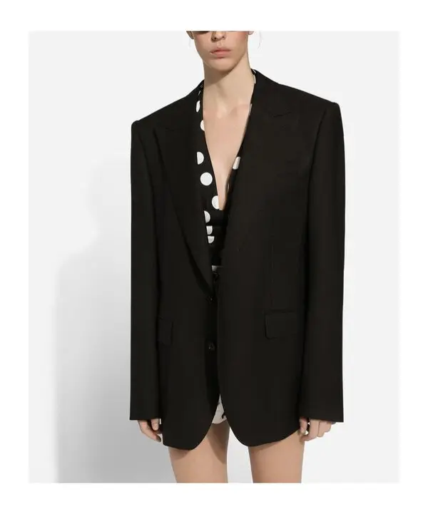 Dolce & Gabbana Single-breasted Blazer With Buckle Lapels