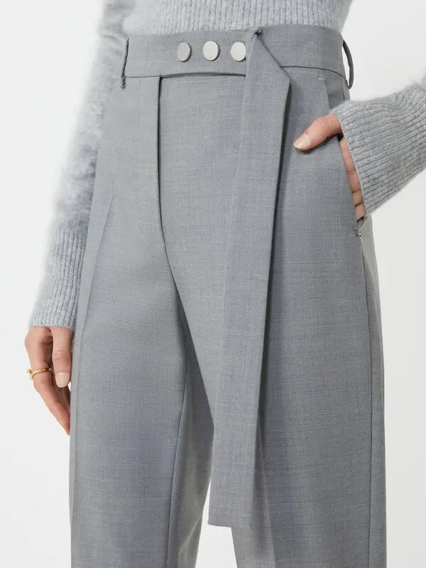 Sportmax Button-detail Tailored Trousers