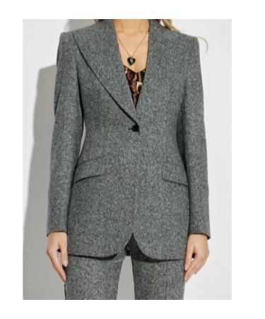 Dolce & Gabbana Single-button Tweed Blazer