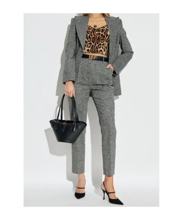 Dolce & Gabbana Single-button Tweed Blazer