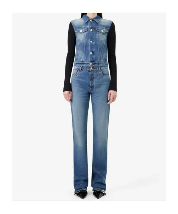 Coperni Patchwork Denim Jacket