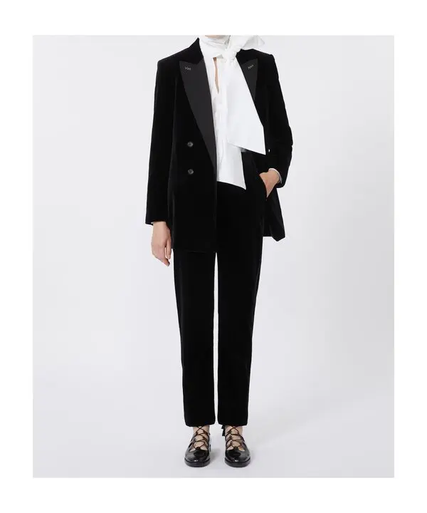 Max Mara Double-breasted Jacket With Peak Lapels